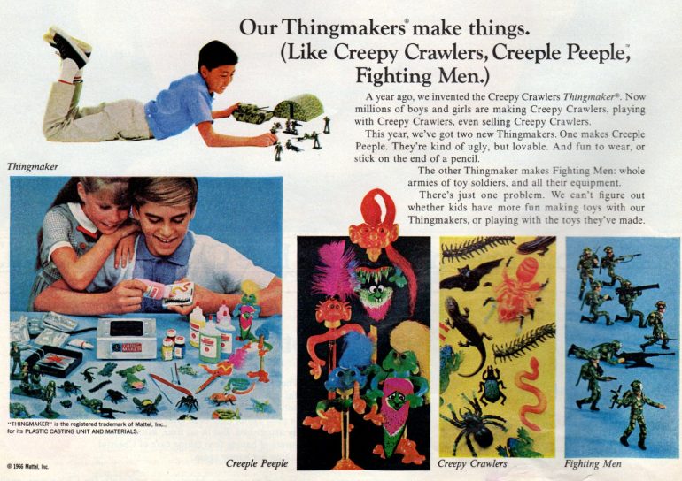 The Thingmaker: Mattel's vintage sets that let you mold Creepy Crawlers ...