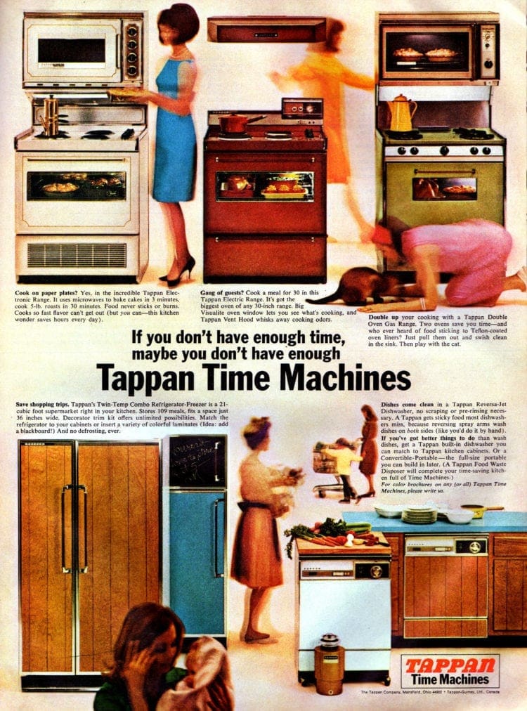 Tappan Time Machines for your kitchen (1960s) - Click Americana