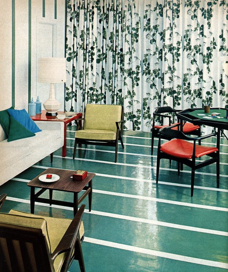 50+ bold & colorful vintage 1950s home decor ideas, plus see authentic ...