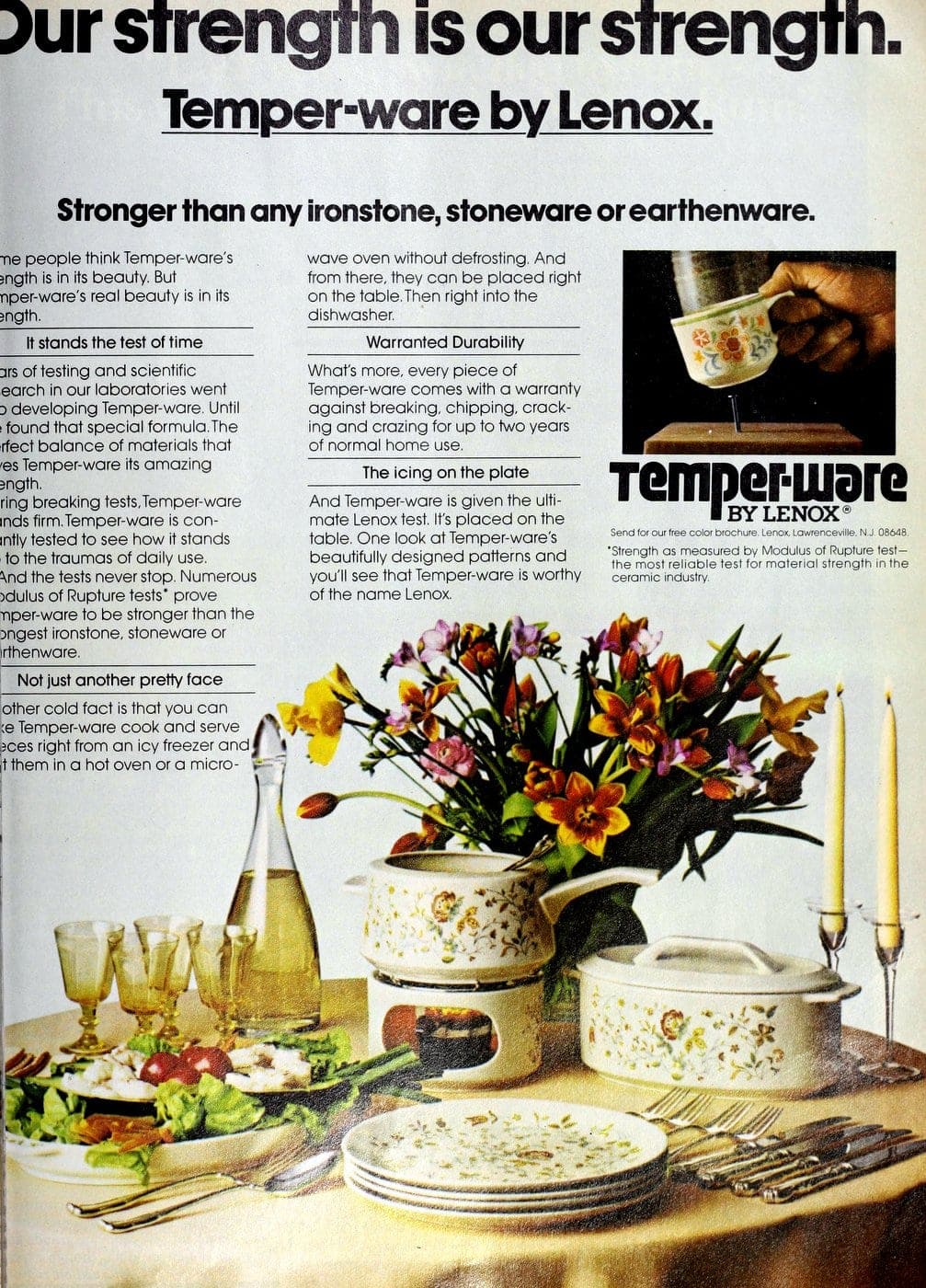 Lenox Temper-ware informal dinnerware sets from the '70s came in 8 ...