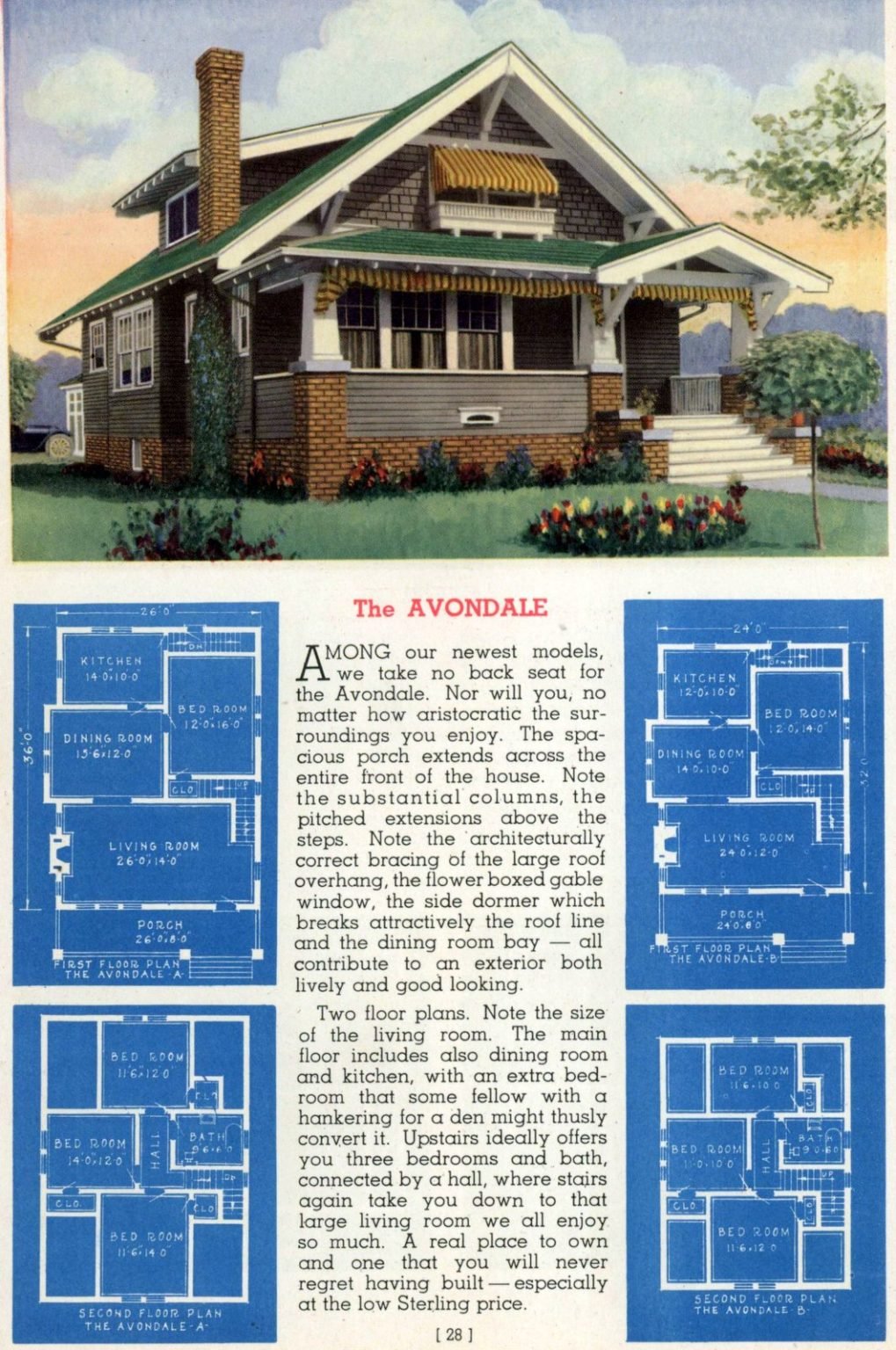 These popular 1930s home styles & floor plans had classic and enduring ...