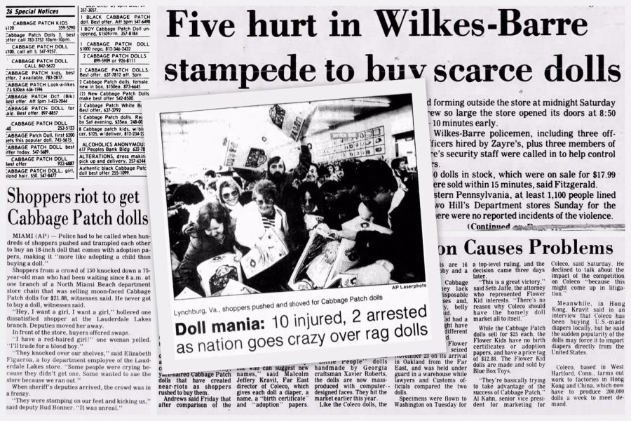 Cabbage Patch Kids: In 1983, the incredibly popular dolls were a riot ...