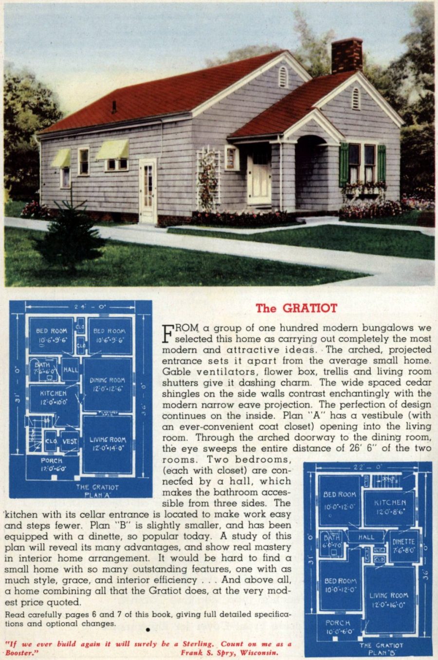 These popular 1930s home styles & floor plans had classic and enduring ...