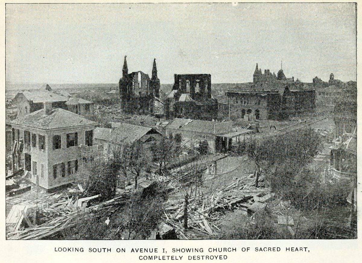 The Galveston Hurricane of 1900: See how the Texas city was destroyed ...