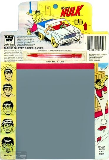 See the vintage Magic Slate drawing toys with characters like Donald ...