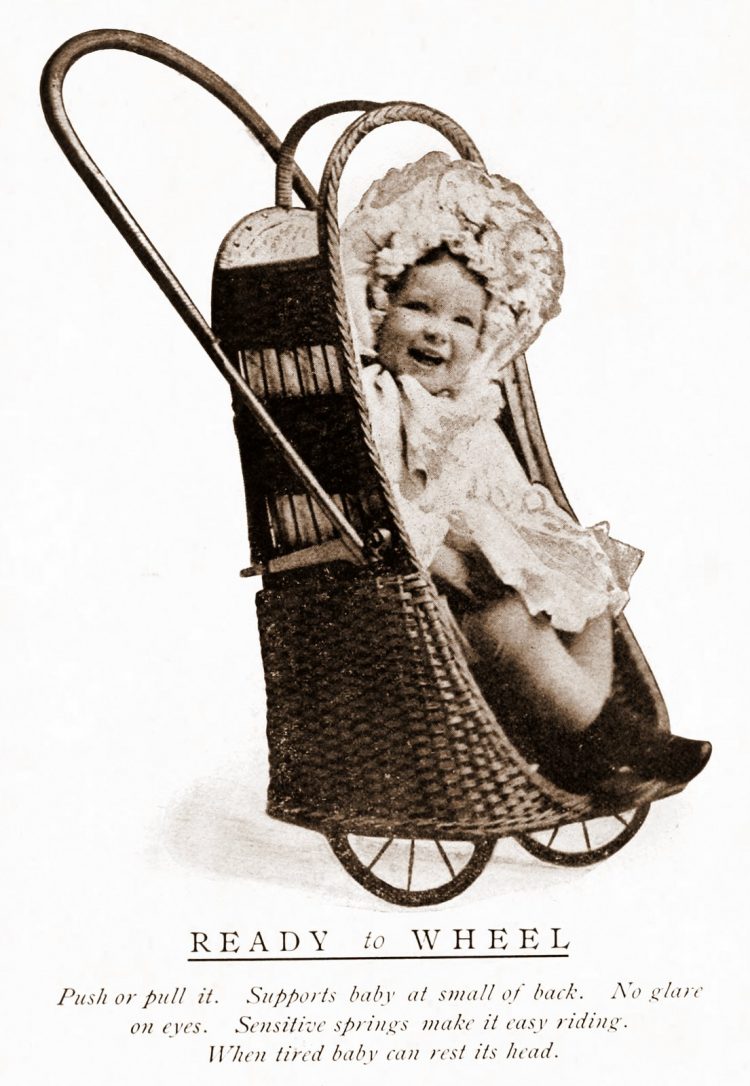 See how different antique baby carriages & old-fashioned strollers used ...