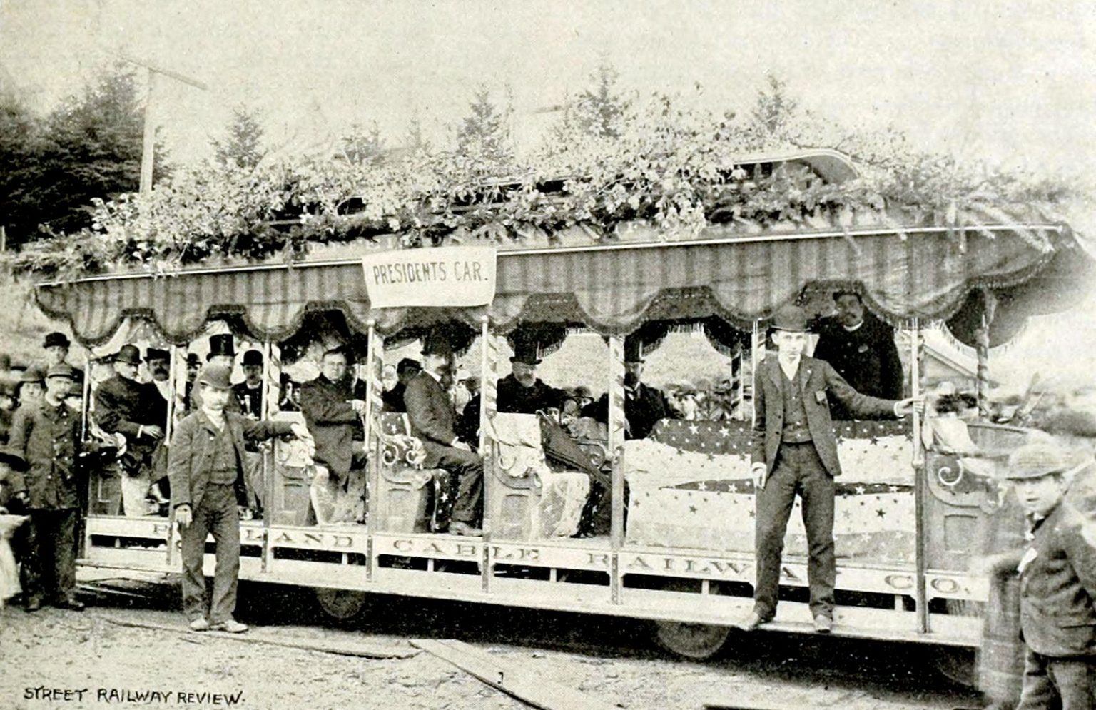Old streetcars & trolleys were a big deal in the days before cars ...