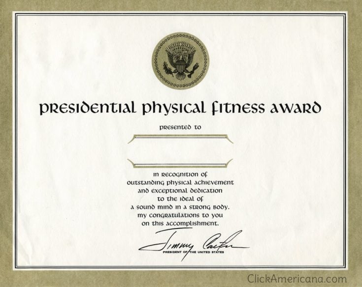 Presidential physical fitness award memories will take you straight ...