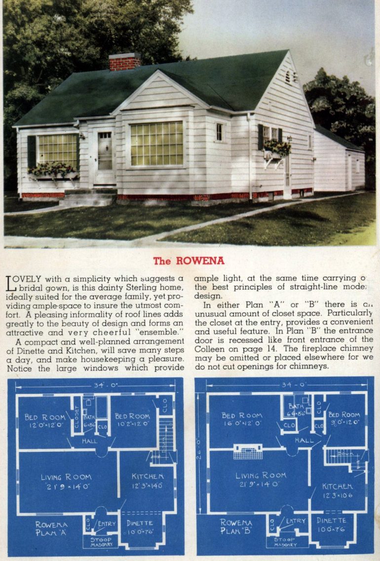 These popular 1930s home styles & floor plans had classic and enduring ...