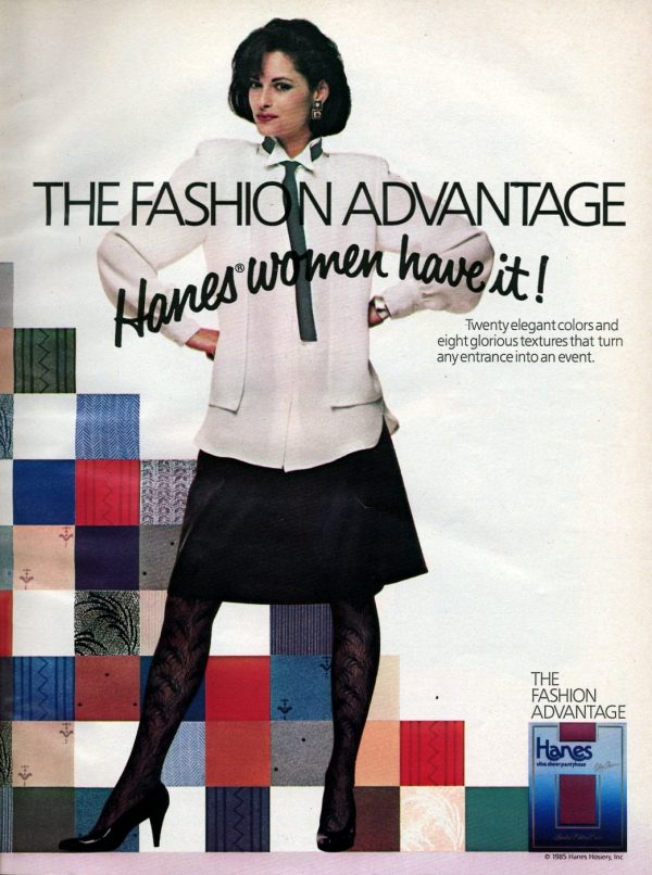 Vintage 80s tights, pantyhose & nylons came in lots of awesome colors & textures - Click Americana