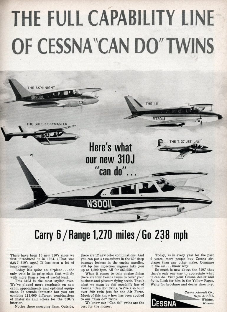 See vintage Cessna propeller planes from the '50s, '60s & '70s - Click ...
