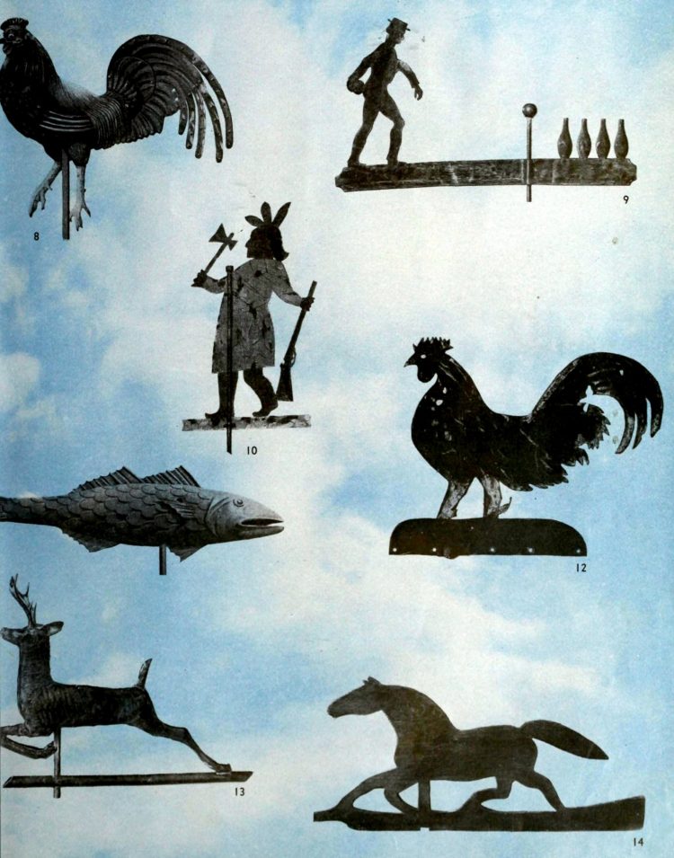 Vintage weathervanes: 60+ examples of early American decorative ...
