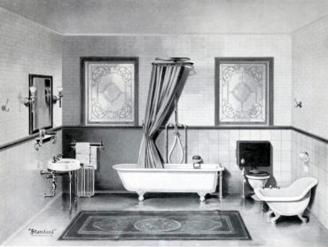 20 elegant antique bathrooms from the 1900s: Sinks, tubs, tile & decor ...