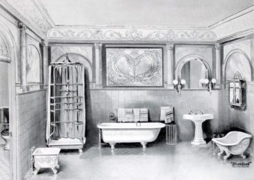 20 elegant antique bathrooms from the 1900s: Sinks, tubs, tile & decor ...