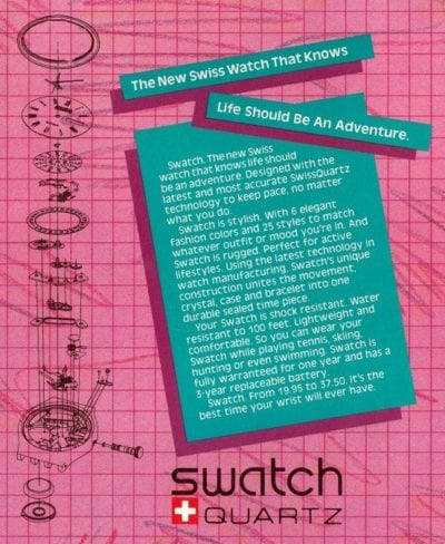 Swatch watches of the 80s & 90s: Remember the colorful watch craze ...