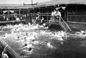 Huge old outdoor public swimming pools like these made summertime cool ...