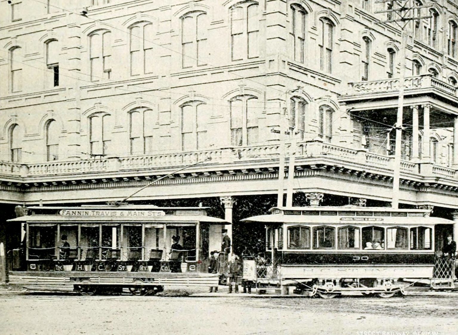 Old streetcars & trolleys were a big deal in the days before cars ...