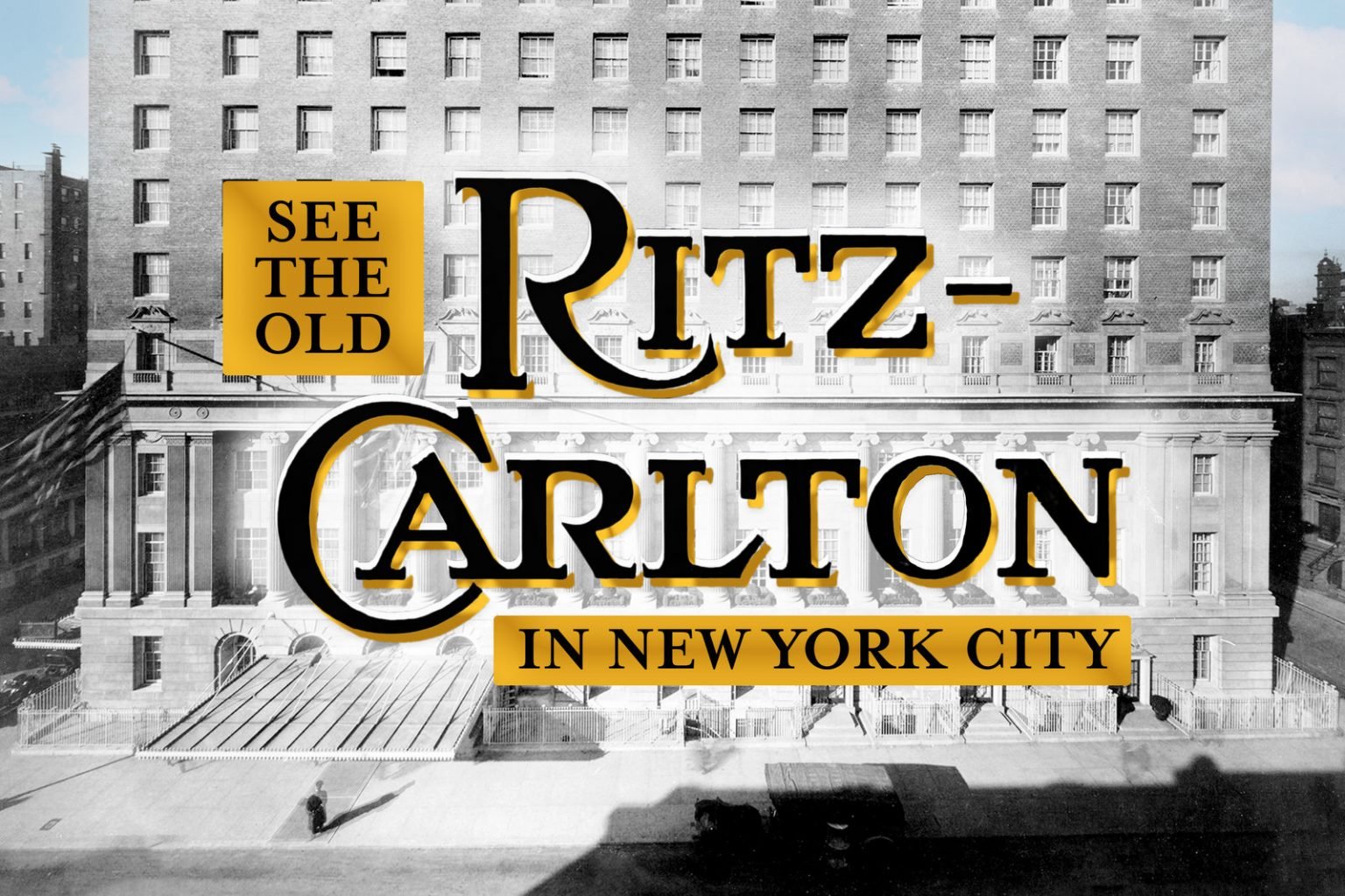 Why the old Ritz-Carlton Hotel in New York was the very definition of ...