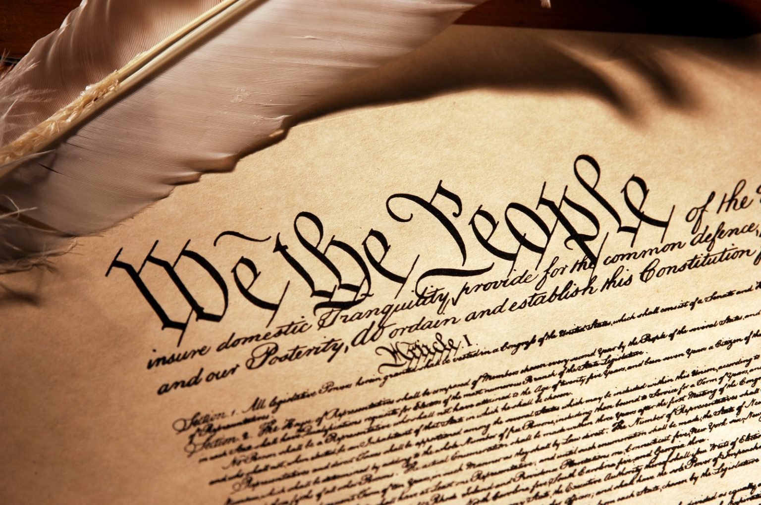 The original US Constitution text: A document that inspired the world ...