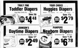 Vintage disposable diaper ads: Huggies, Pampers, Luvs (1980s) - Click ...