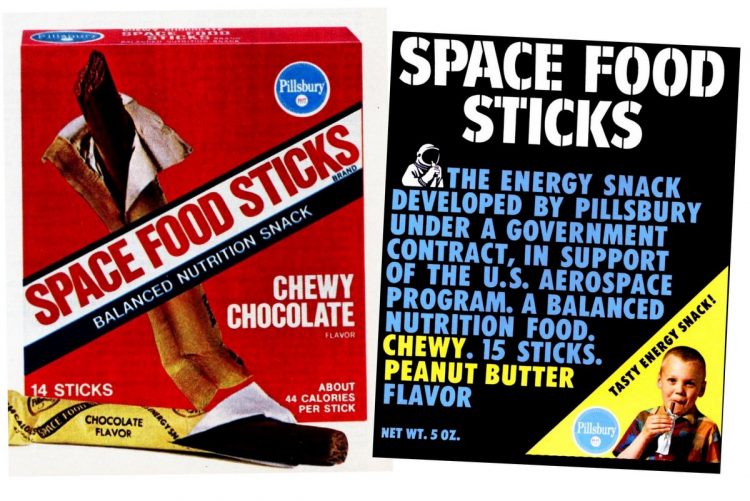 Pillsbury Space Food Sticks, the vintage snacks for astronauts that ...