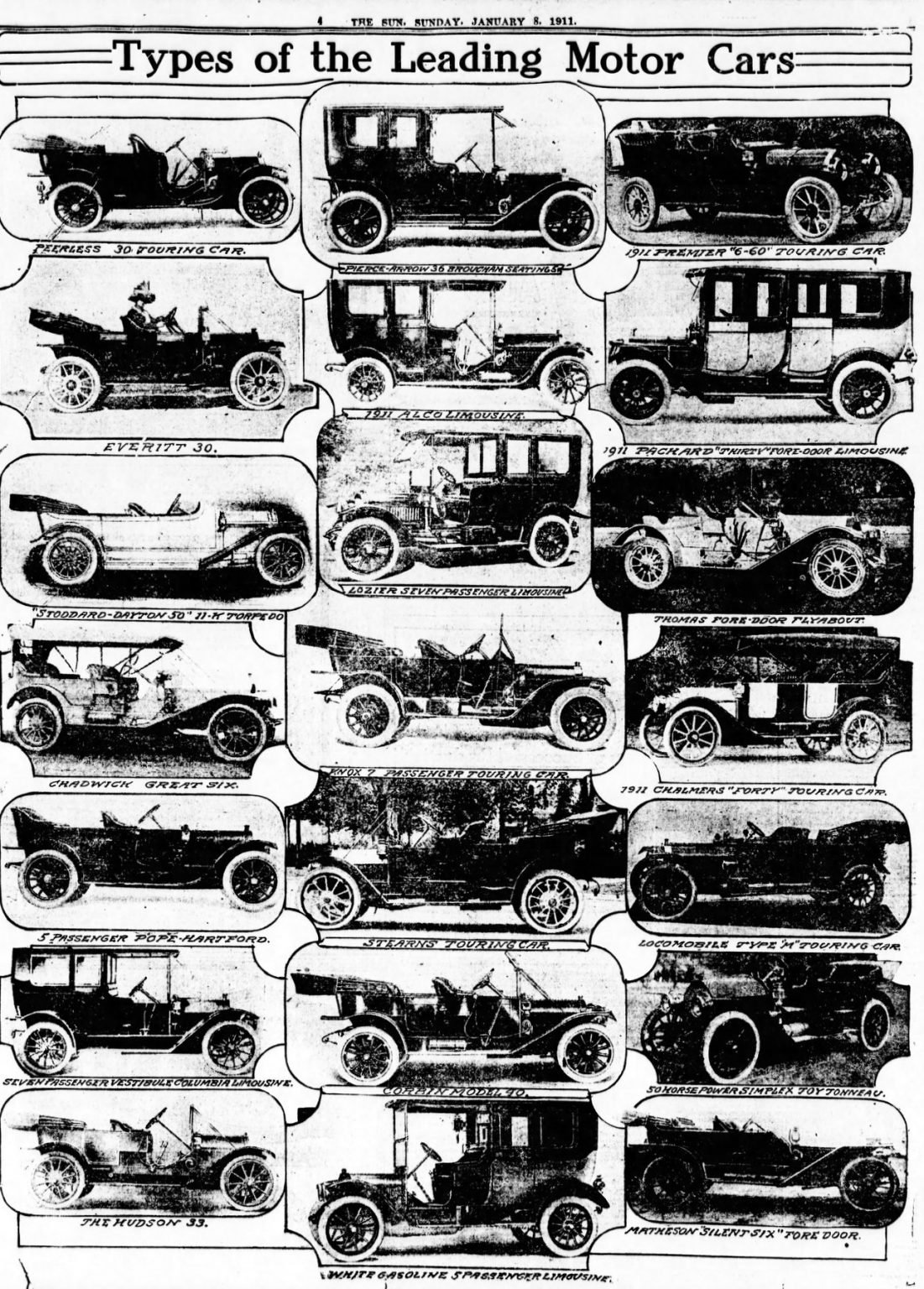 See the top automobiles for 1911 - Click Americana