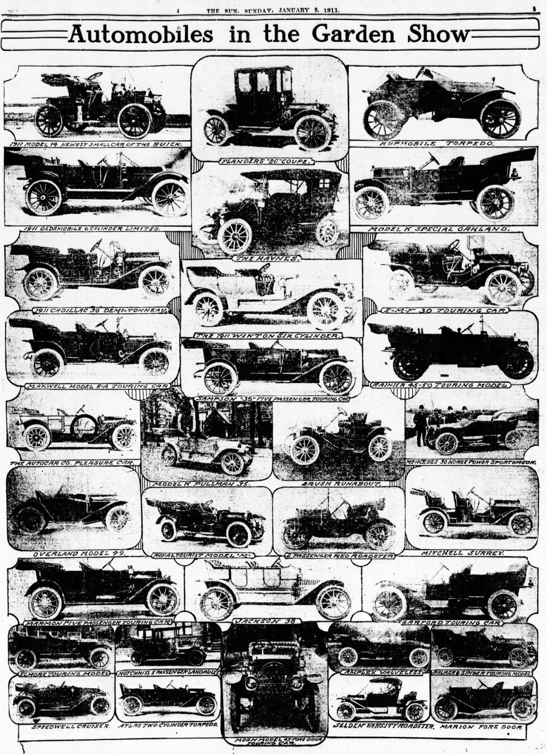 See the top automobiles for 1911 - Click Americana
