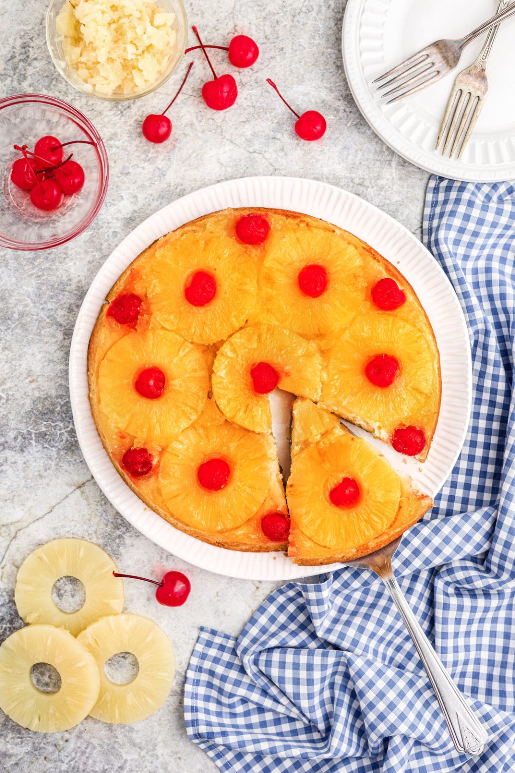 Double pineapple upside-down cake recipe, step-by-step: A classic 1950s ...