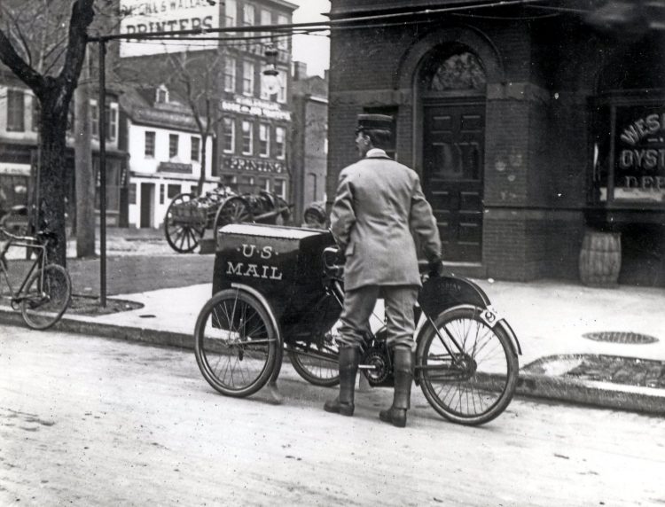 Vintage mail carriers & the fascinating ways mail once traveled over ...