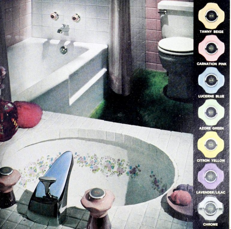 50 vintage 1960s bathroom tile design ideas - Click Americana