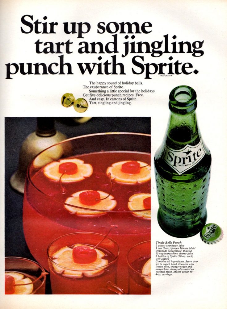 5 easy tart & fruity holiday punches with soda - retro recipes from the ...