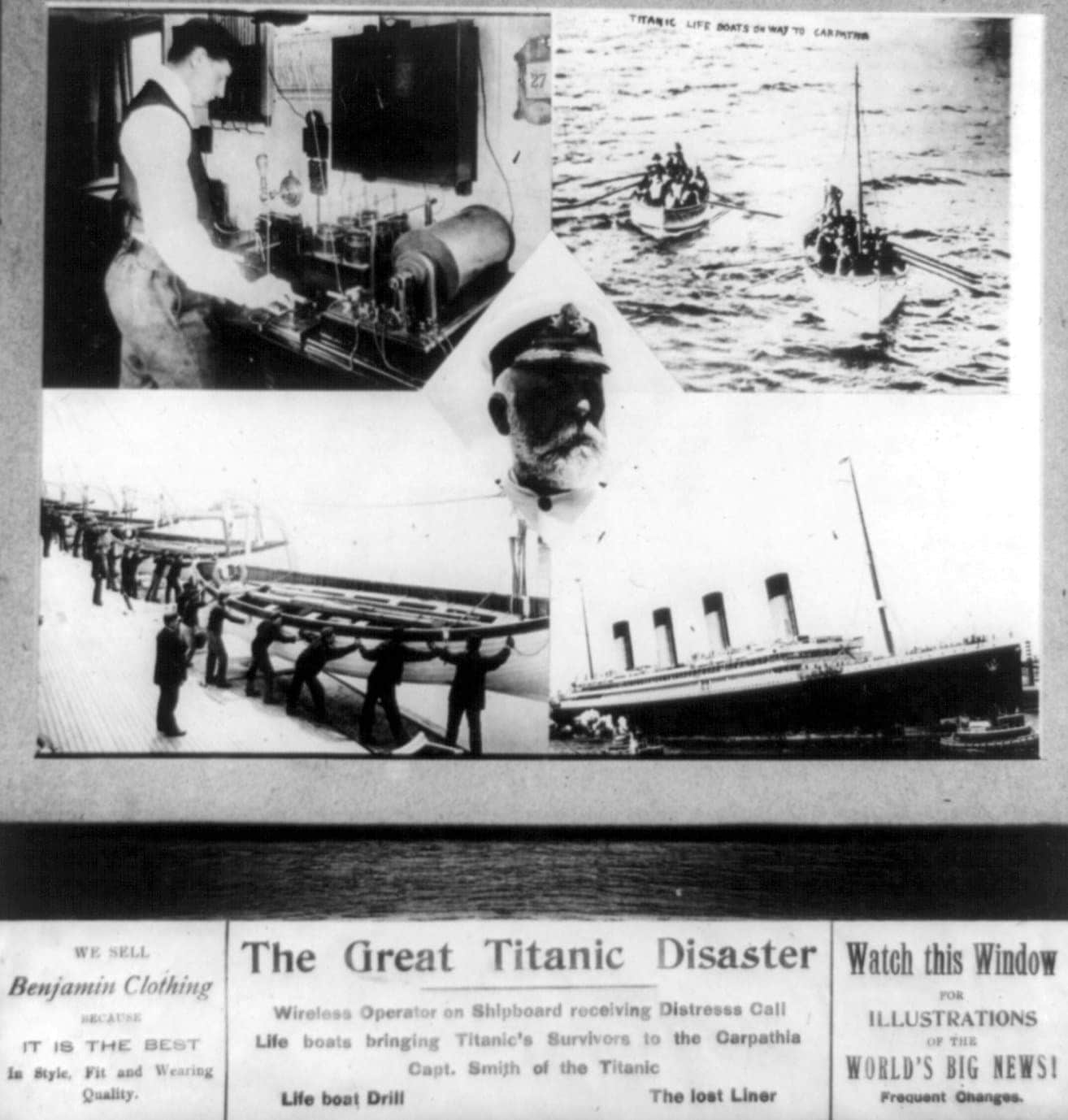 The Titanic's last desperate SOS messages sent as the ship was sinking ...