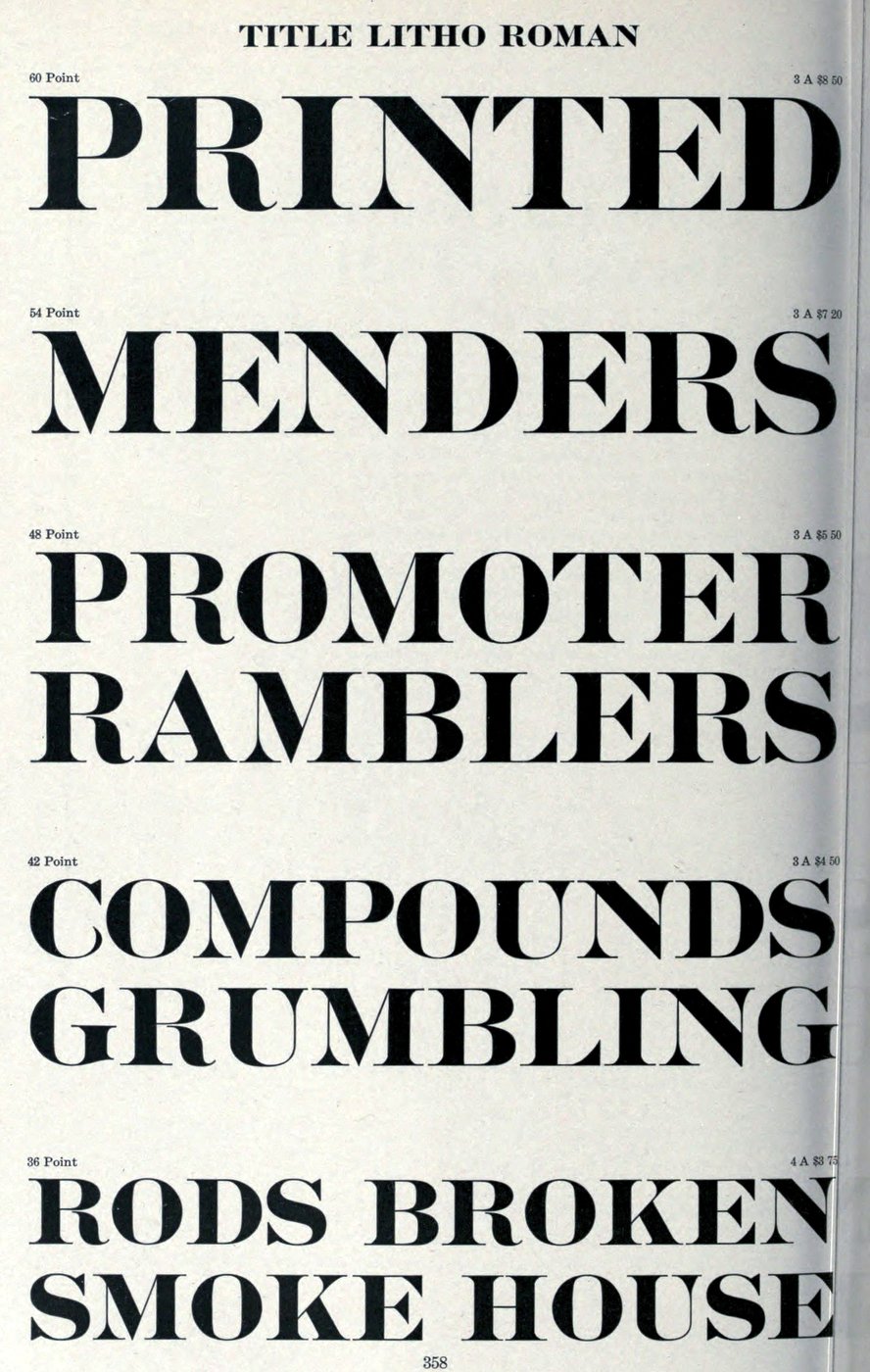 Like old-fashioned fonts: See dozens of vintage typefaces - Click Americana