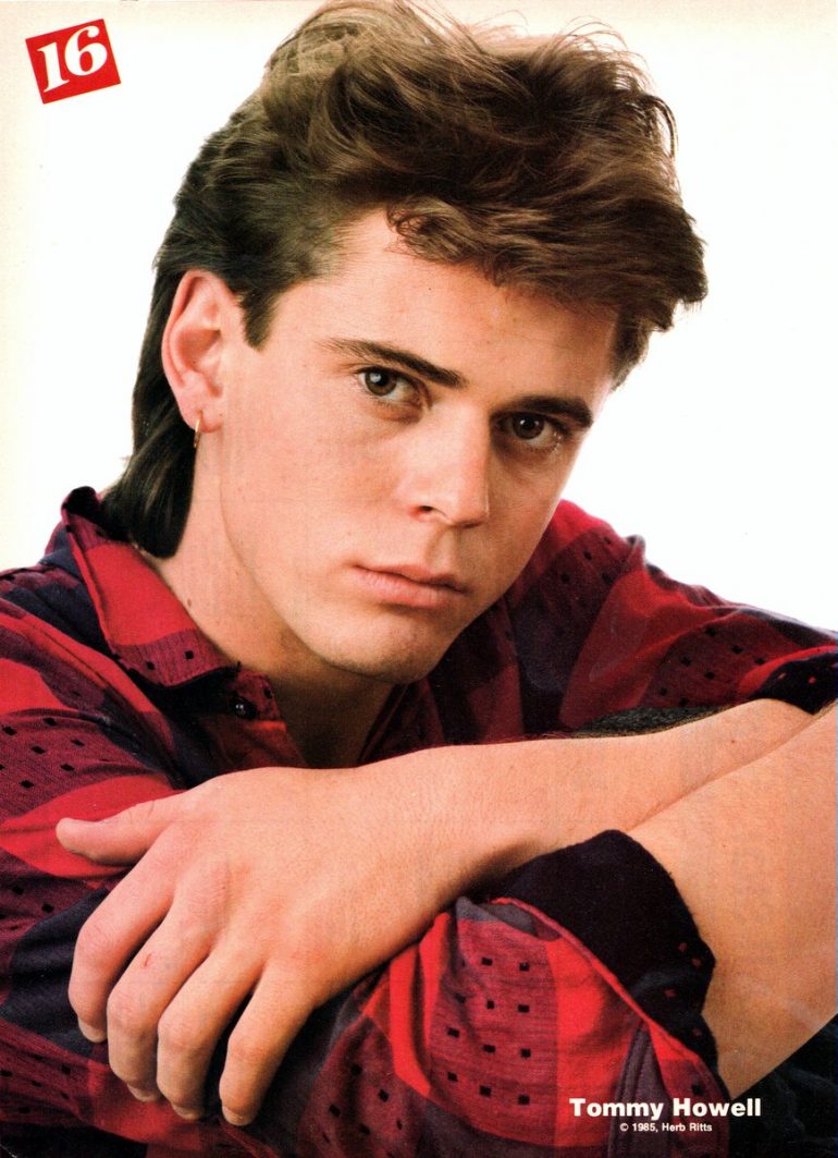 '80s teen idol Tommy Howell was already a veteran movie actor at age 17 ...