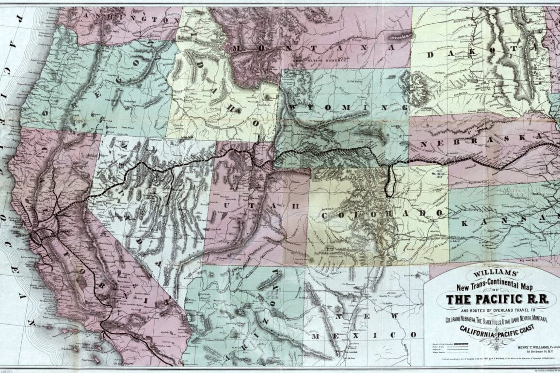 How the railroads first crossed America, from Atlantic to Pacific ...