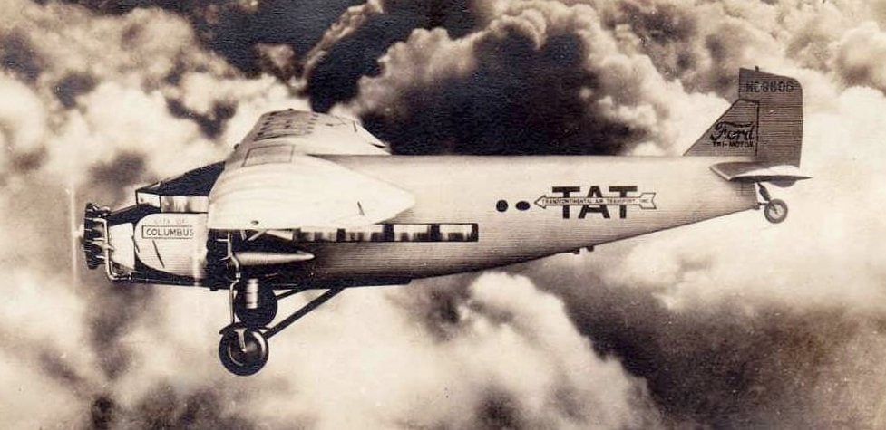 After Charles Lindbergh's historic flight, he bet big on the airplane ...