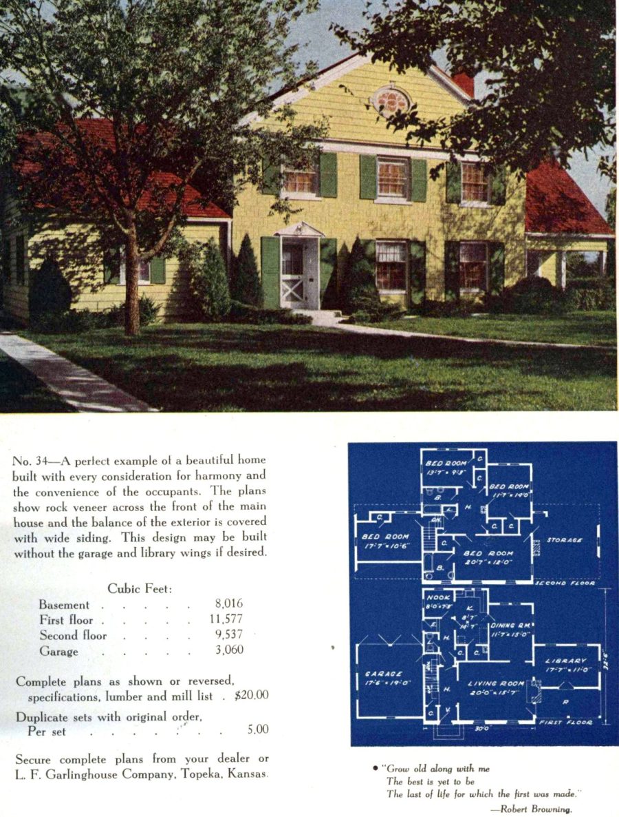 These popular 1930s home styles & floor plans had classic and enduring ...