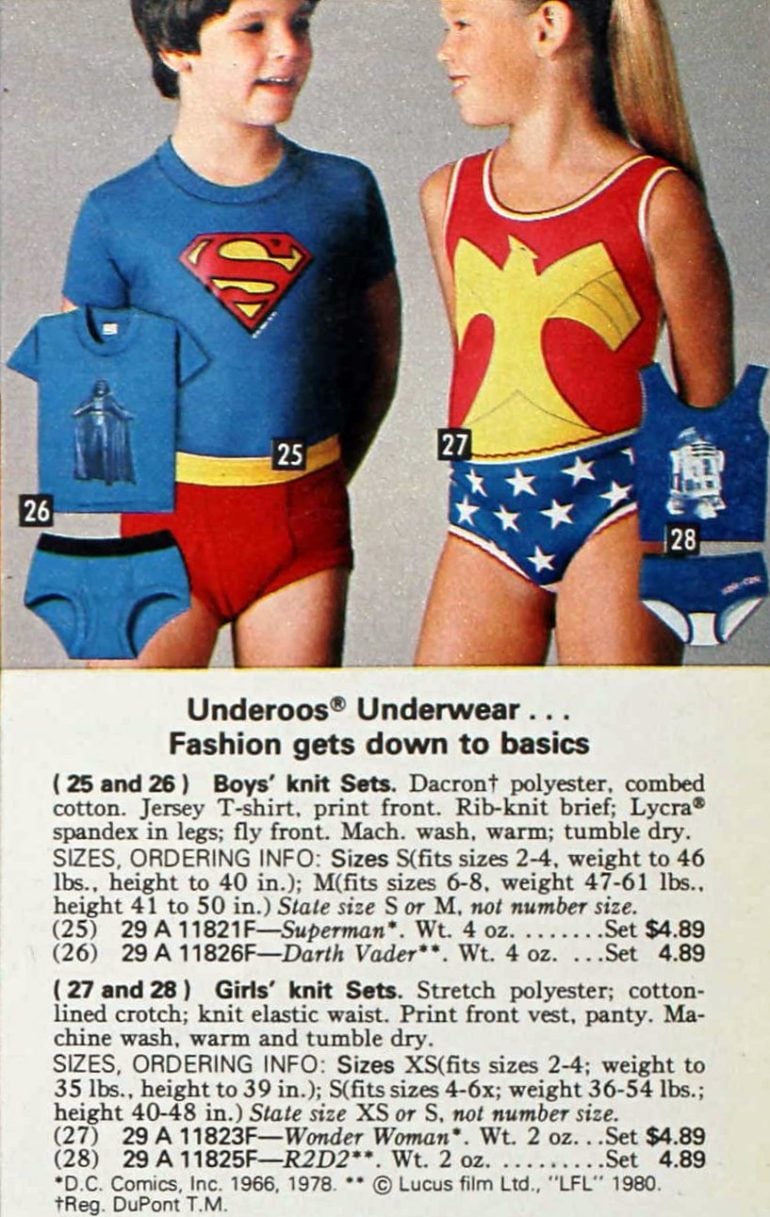 Underoos made boring old kids' underwear fun to wear in the 1970s & 80s (and beyond) - Click ...
