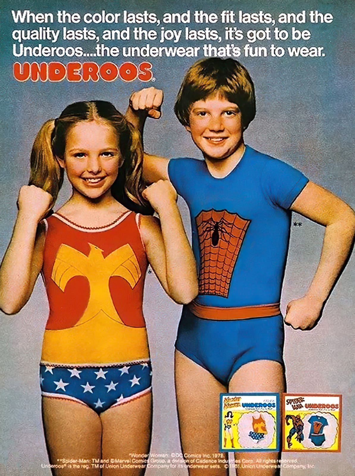 Underoos made boring old kids' underwear fun to wear in the 1970s & 80s ...