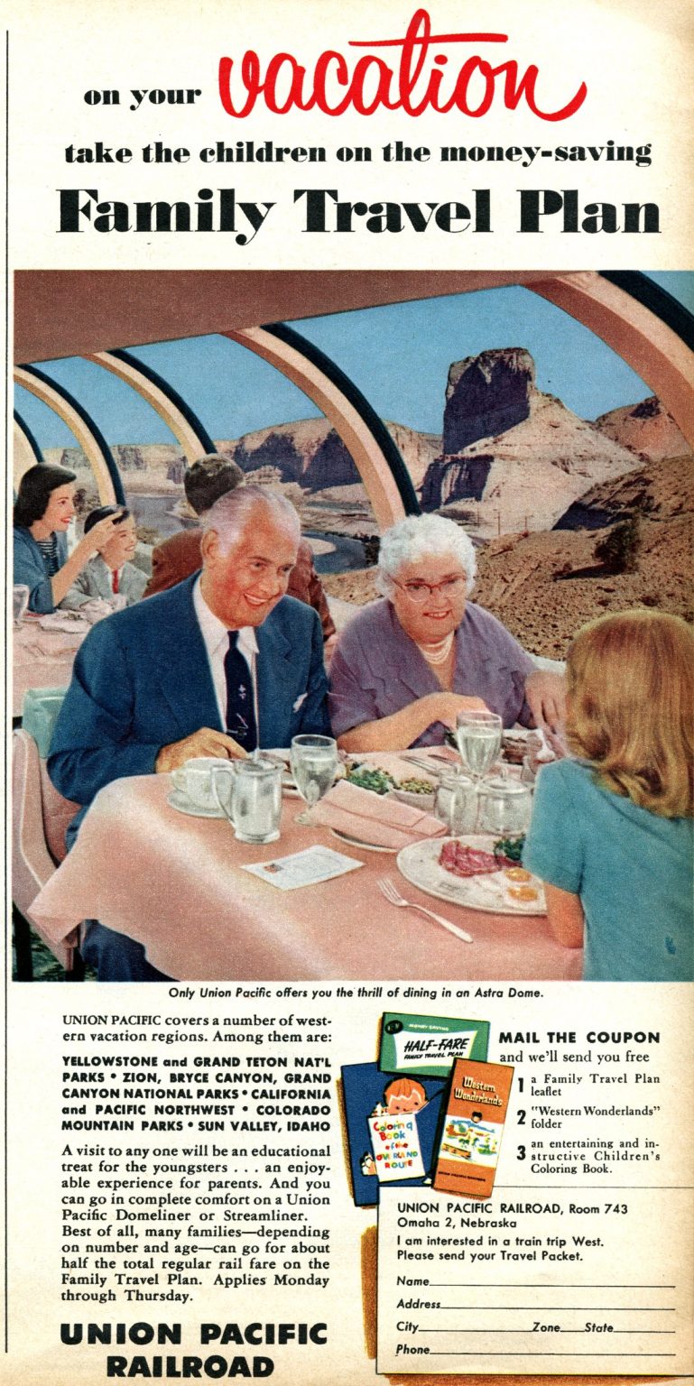 See what 1950s train travel was like during railroad's golden age ...