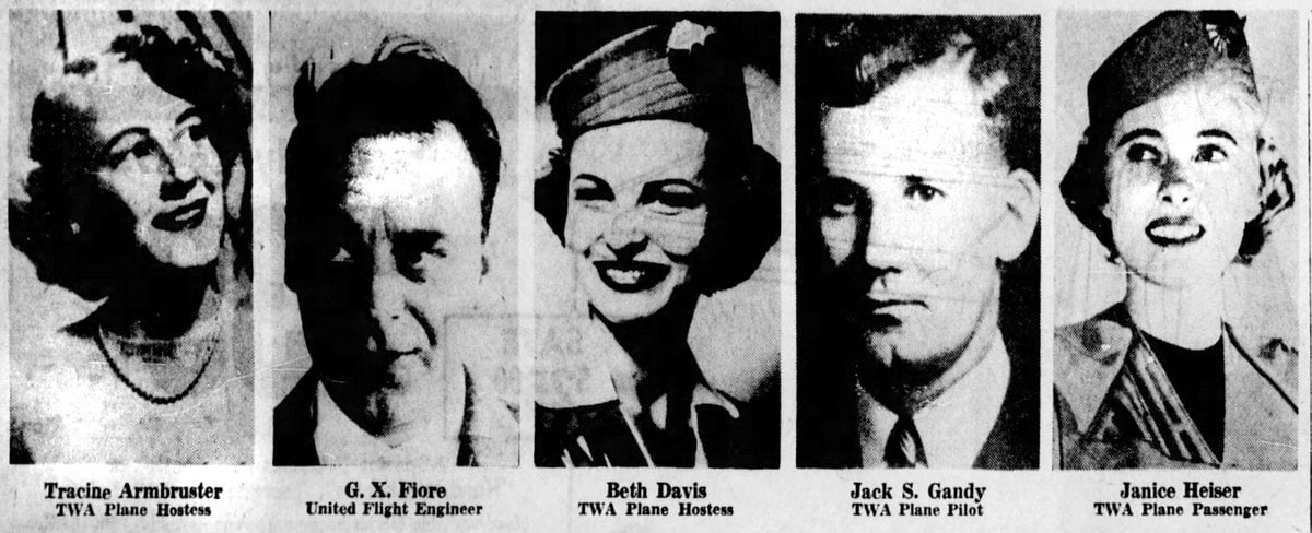 The Grand Canyon airplane crash: United & TWA planes collide (1956 ...