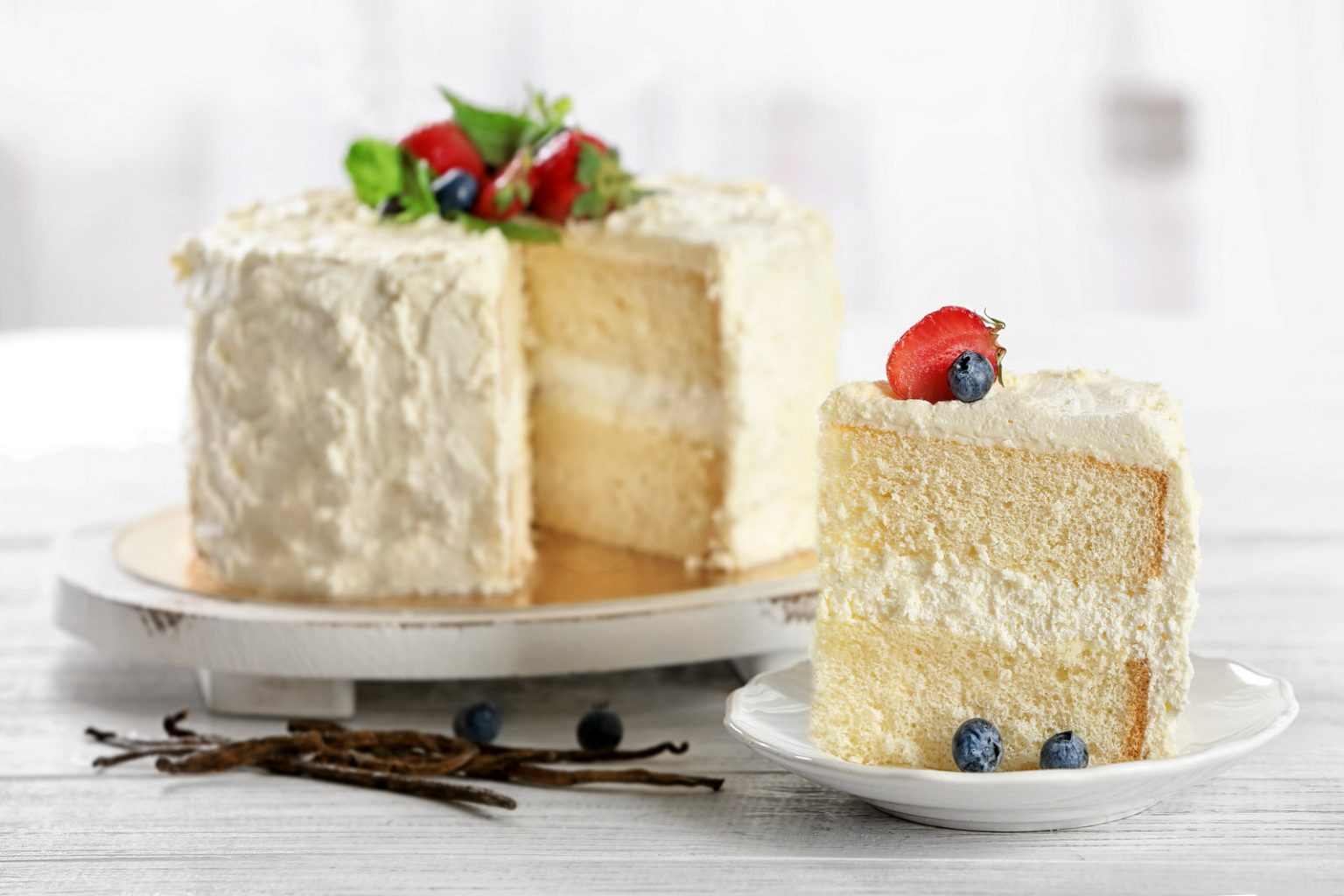 Old-fashioned vanilla birthday cake recipe - Click Americana