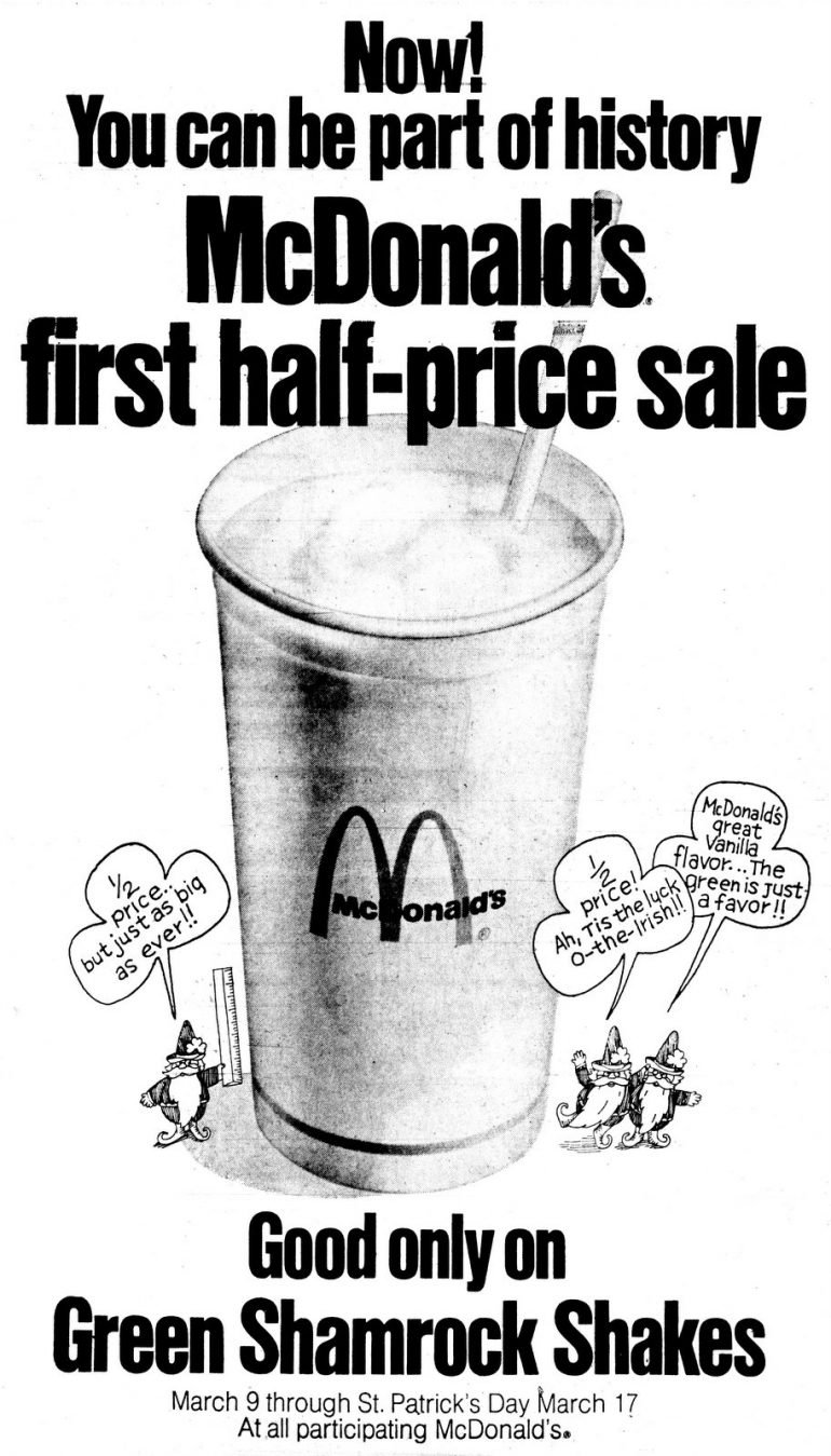McDonald's Shamrock Shakes: The story of how a simple shake became a ...