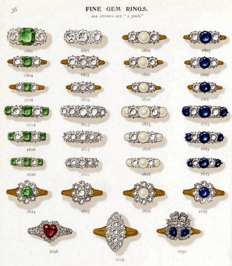 Antique Victorian rings: Vintage jewelry styles for women & men from ...