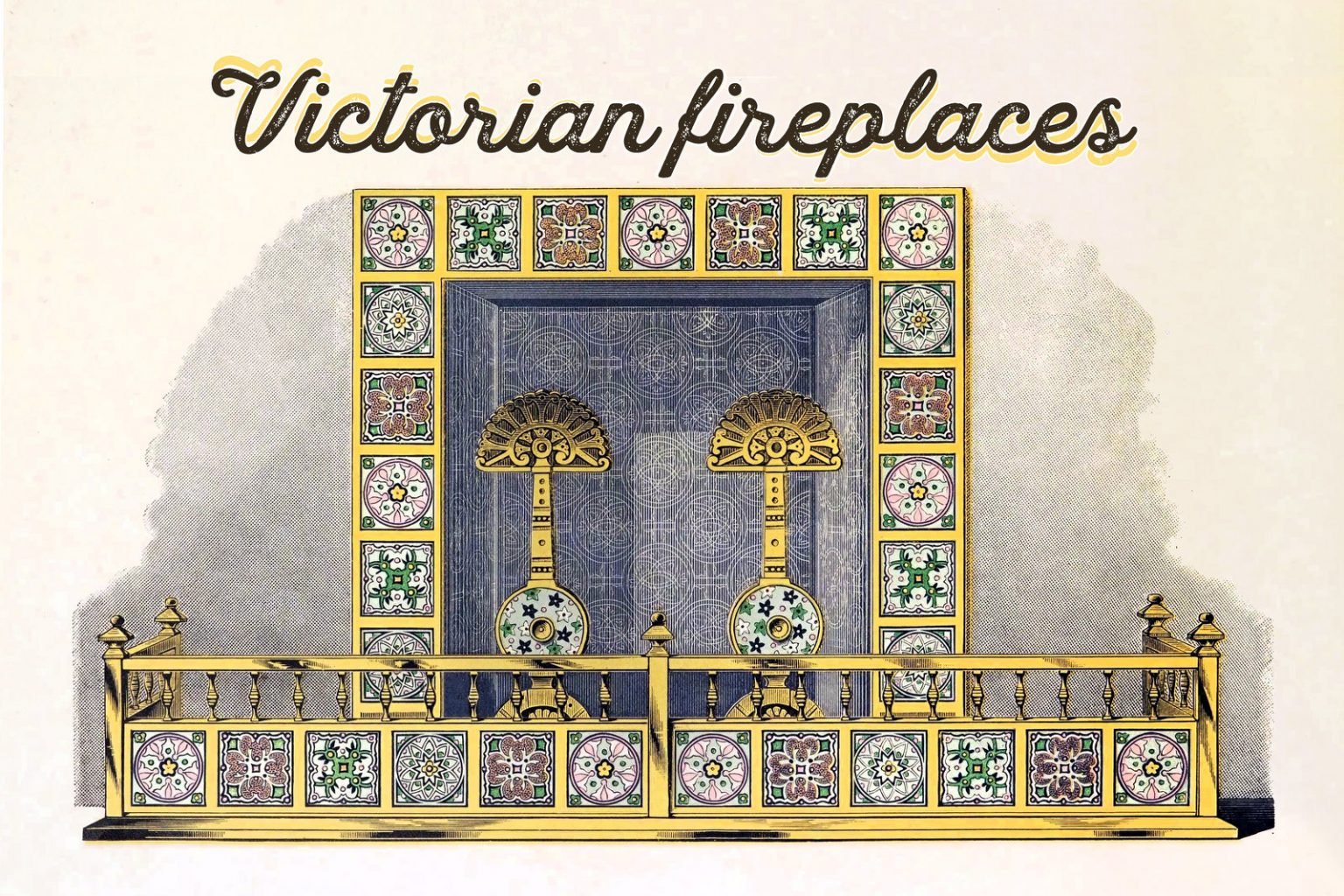 Two dozen fashionable Victorian fireplaces from the 1880s - Click Americana