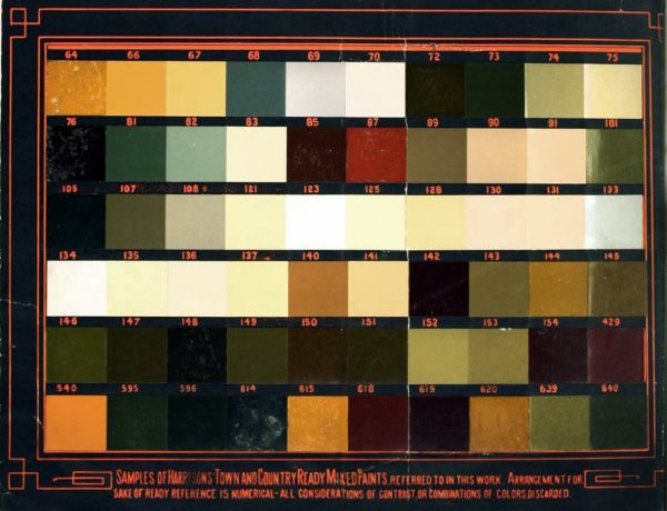 Shades of the past: Authentic Victorian house colors & paint sample ...