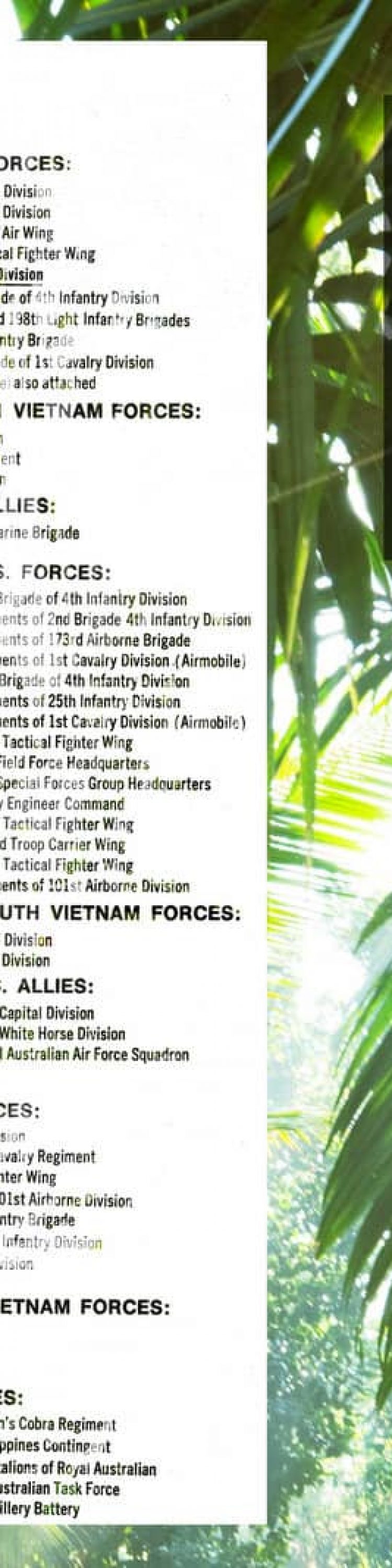 I Corps Vietnam War Map