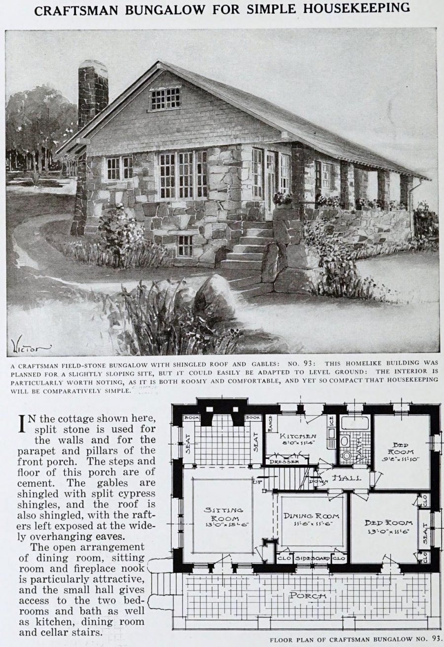 These 26 gorgeous vintage Craftsman house plans will make you want to ...