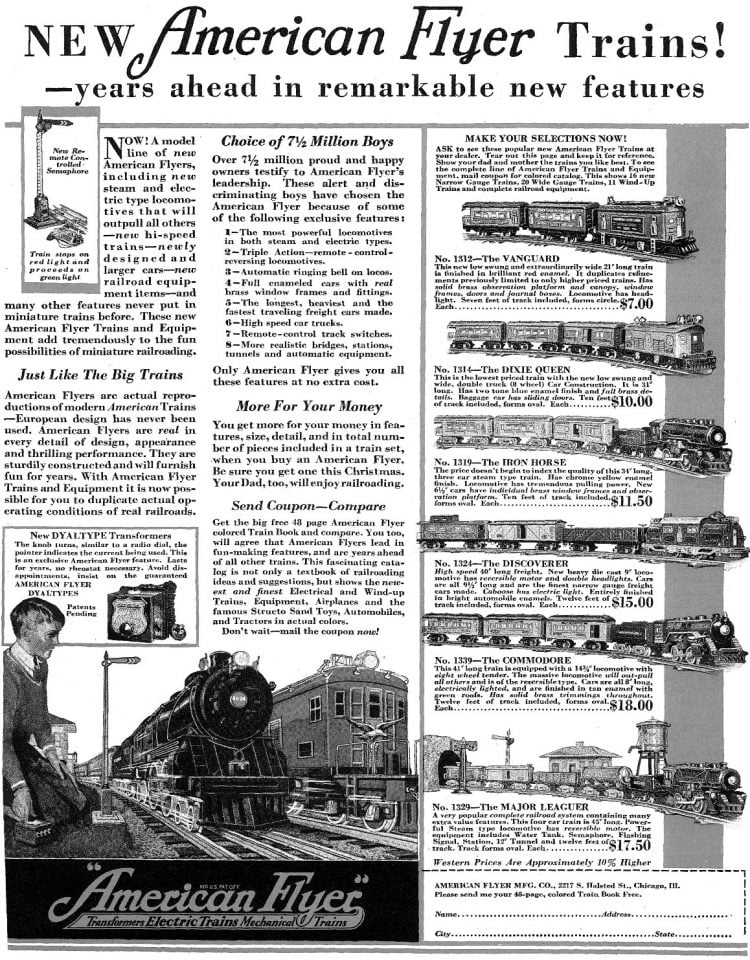 See these vintage American Flyer train sets: Classic model railroad ...