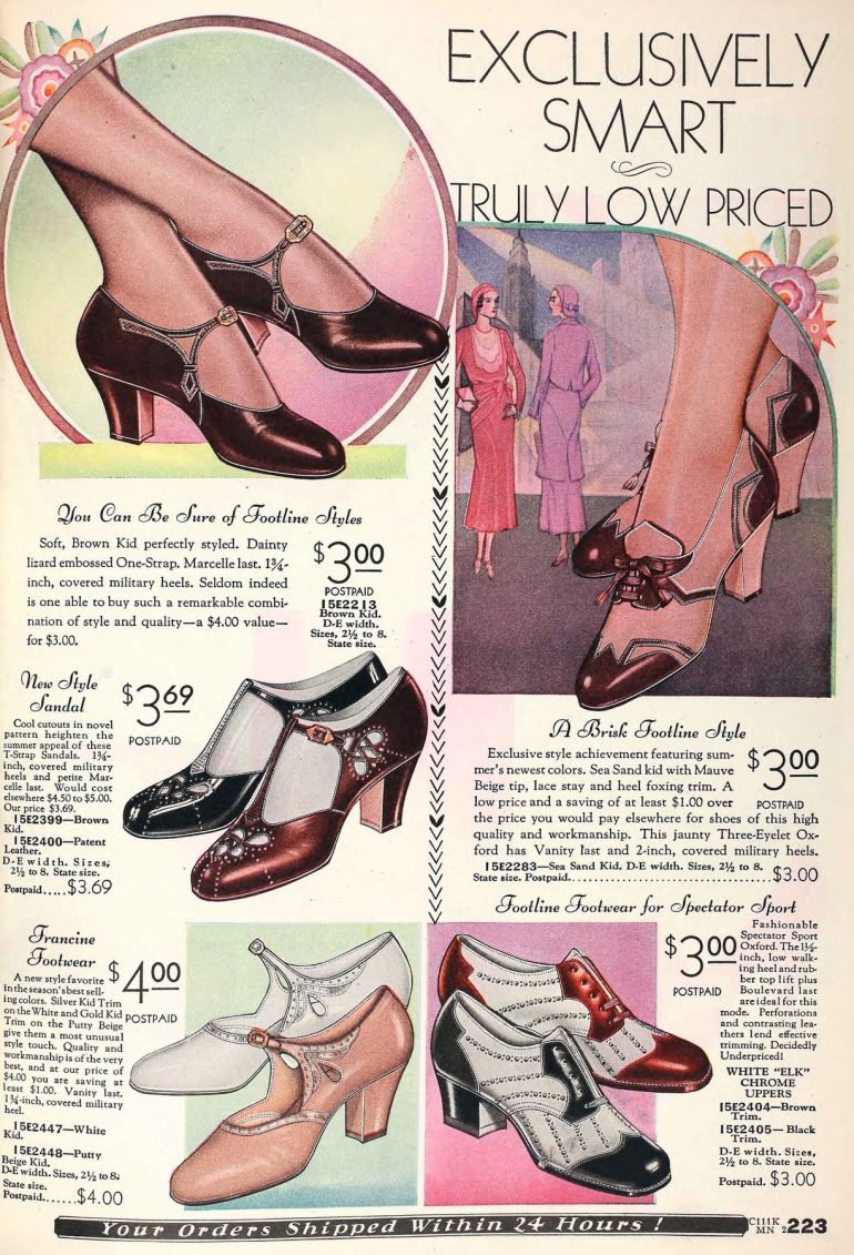 1930s shoes for women: 100 vintage styles - Click Americana